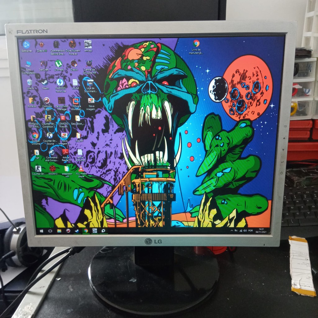 Monitor Lcd LG Flatron 17 Pol L1753t | Shopee Brasil