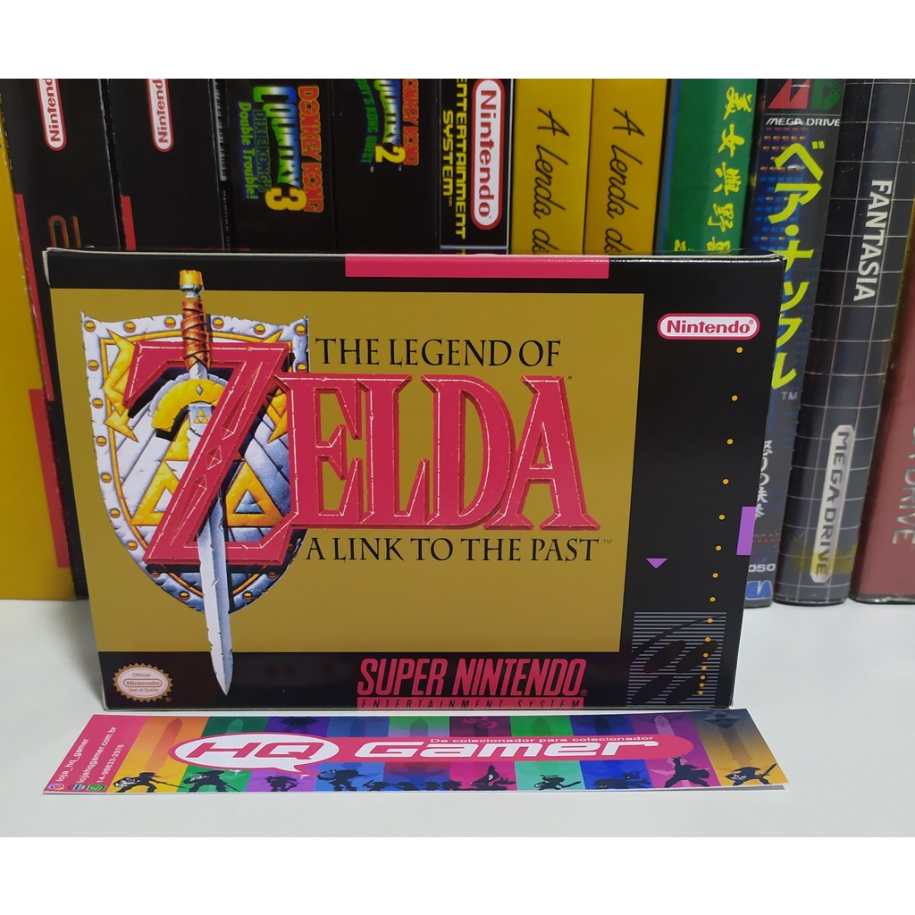 Legend Of Zelda - A Link To The Past - Box (Super Nintendo) | Shopee Brasil