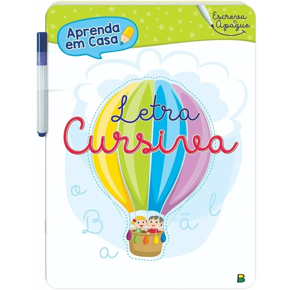 Livro Aprenda Em Casa Escreva E Apague - Letra Cursiva Todolivro ... Livro Aprenda Em Casa Escreva E Apague - Letra Cursiva Todolivro ...