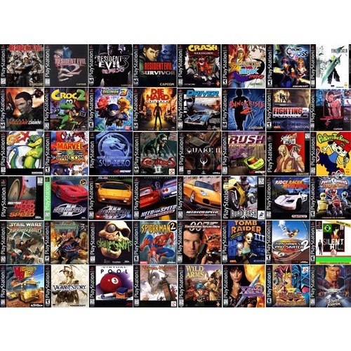 Kit 20 Jogos De Ps1 - Leia A Descrição | Shopee Brasil