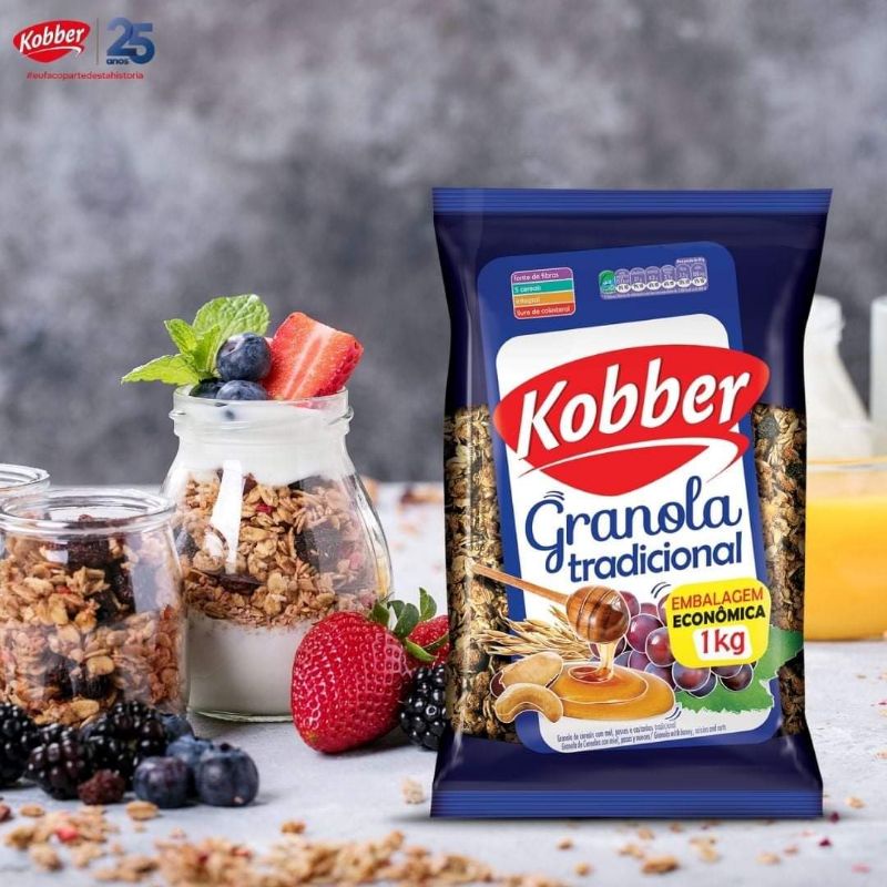 Granola kobber tradicional 500gr ou 1kg | Shopee Brasil