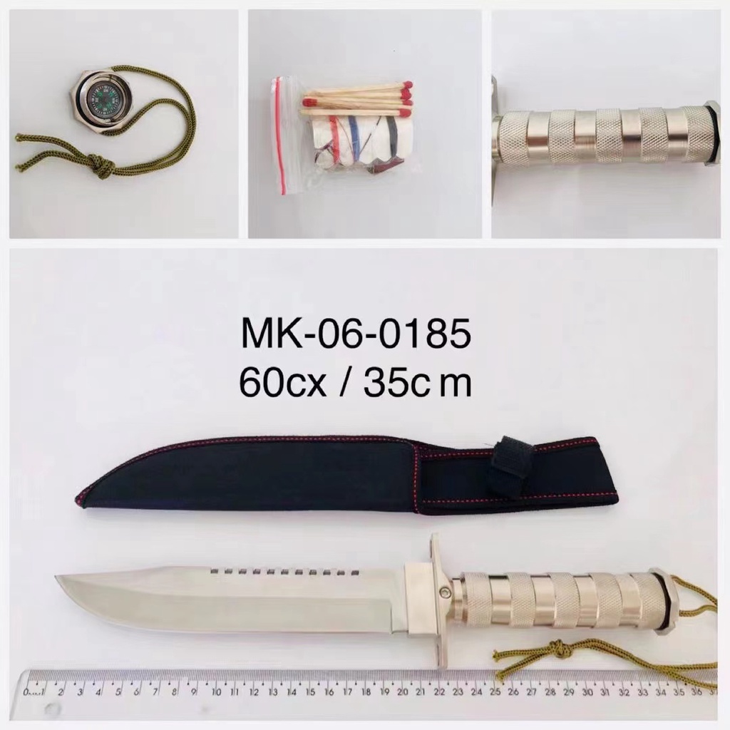 Faca Rambo Tática Militar Sobrevivência Lamina Serrilhado | Shopee Brasil