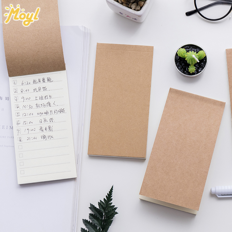Mini Bloco De Notas De Papel Kraft Portátil Para Caderno | Shopee Brasil