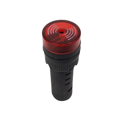 Sonalarme Buzzer Sonoro Visual 22mm 12 Volts Painel | Shopee Brasil