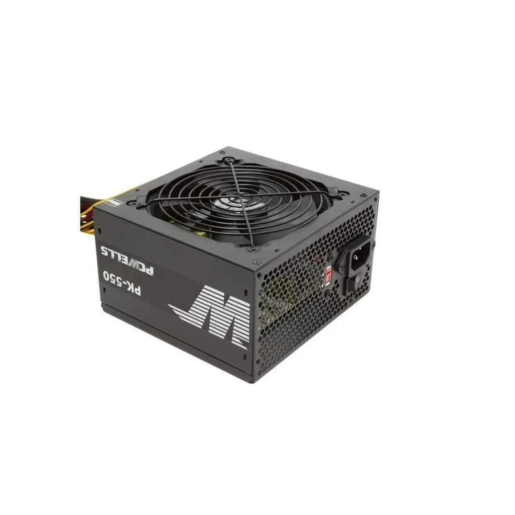 Fonte Atx 550w Real Gamer Pcwells Pk-550 Bivolt Com Cabo | Shopee Brasil