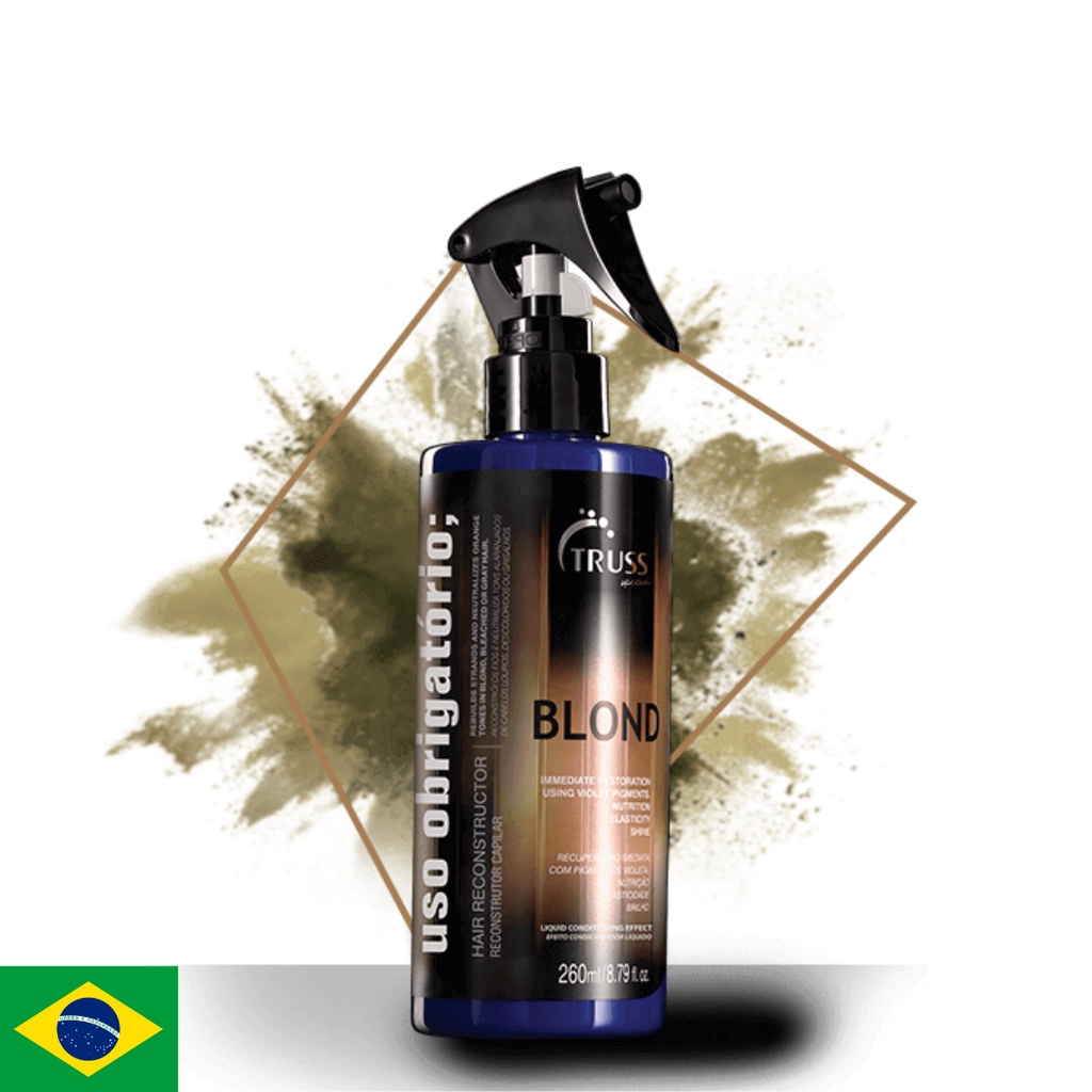 Truss Uso Obrigatório Reconstrutor Capilar Blond - 260ml | Shopee Brasil