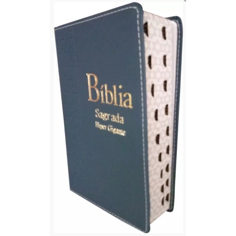 Bíblia Sagrada Azul Marinho | Shopee Brasil