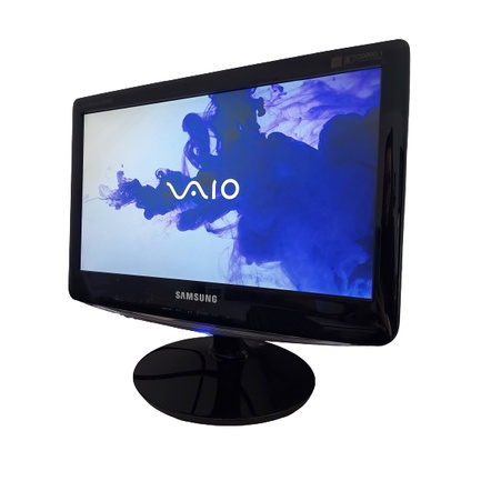 Monitor Lcd Samsung 15.6 B1630n Com Cabos de força e VGA | Shopee Brasil