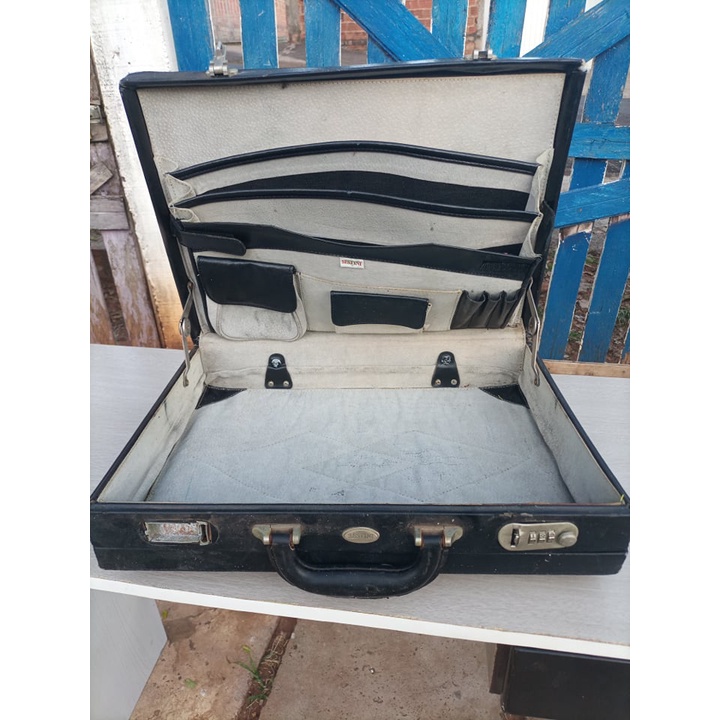 Mala pasta de mão antiga | Shopee Brasil