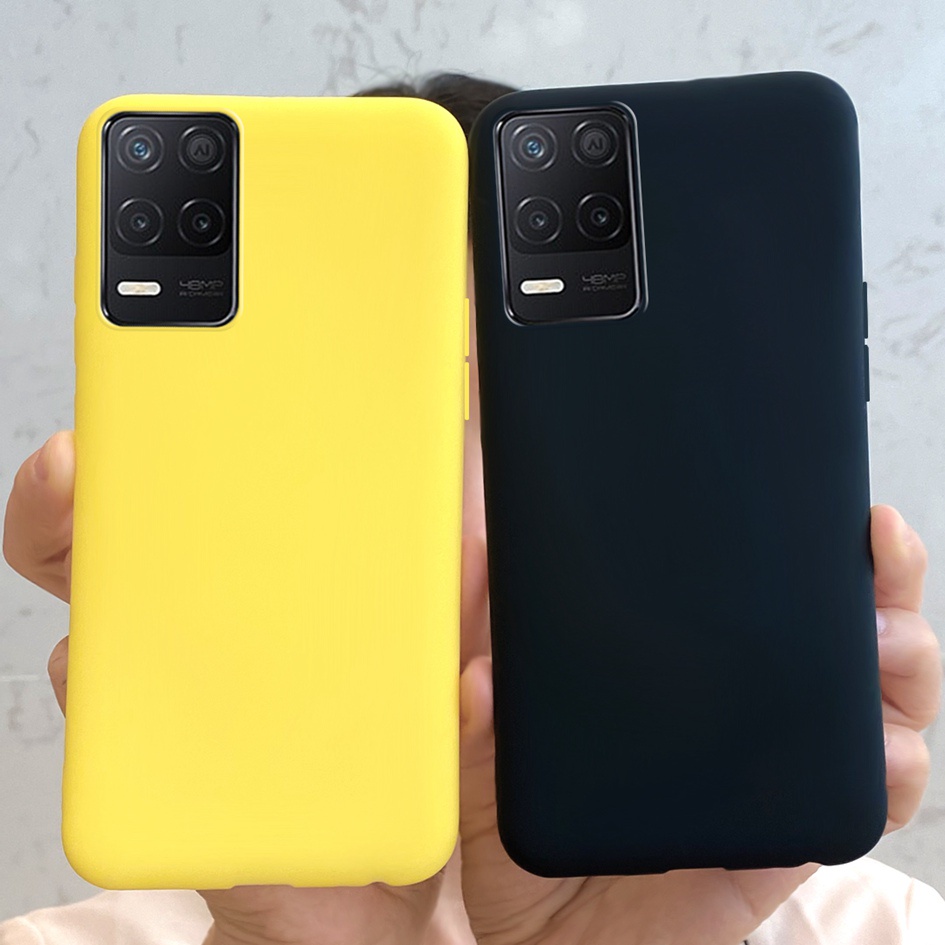 Capa Flexível Fosca Para Realme 8 , 5G , RMX3241 , RMX3081 , Realme8 ...