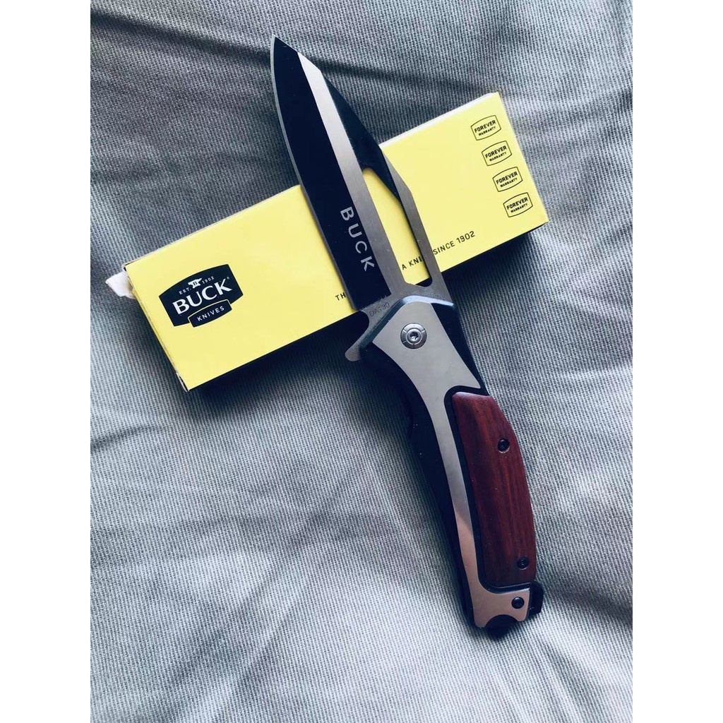 Canivete Tático Defesa Pessoal Buck Da-130 Kim | Shopee Brasil