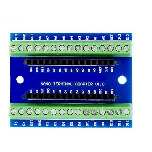 Placa Borne Terminal Adaptador Compativel Arduino Nano V3.0 | Shopee Brasil