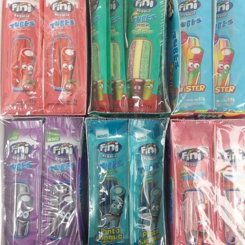 Fini Doces Com 5 Caixas sabores variados | Shopee Brasil