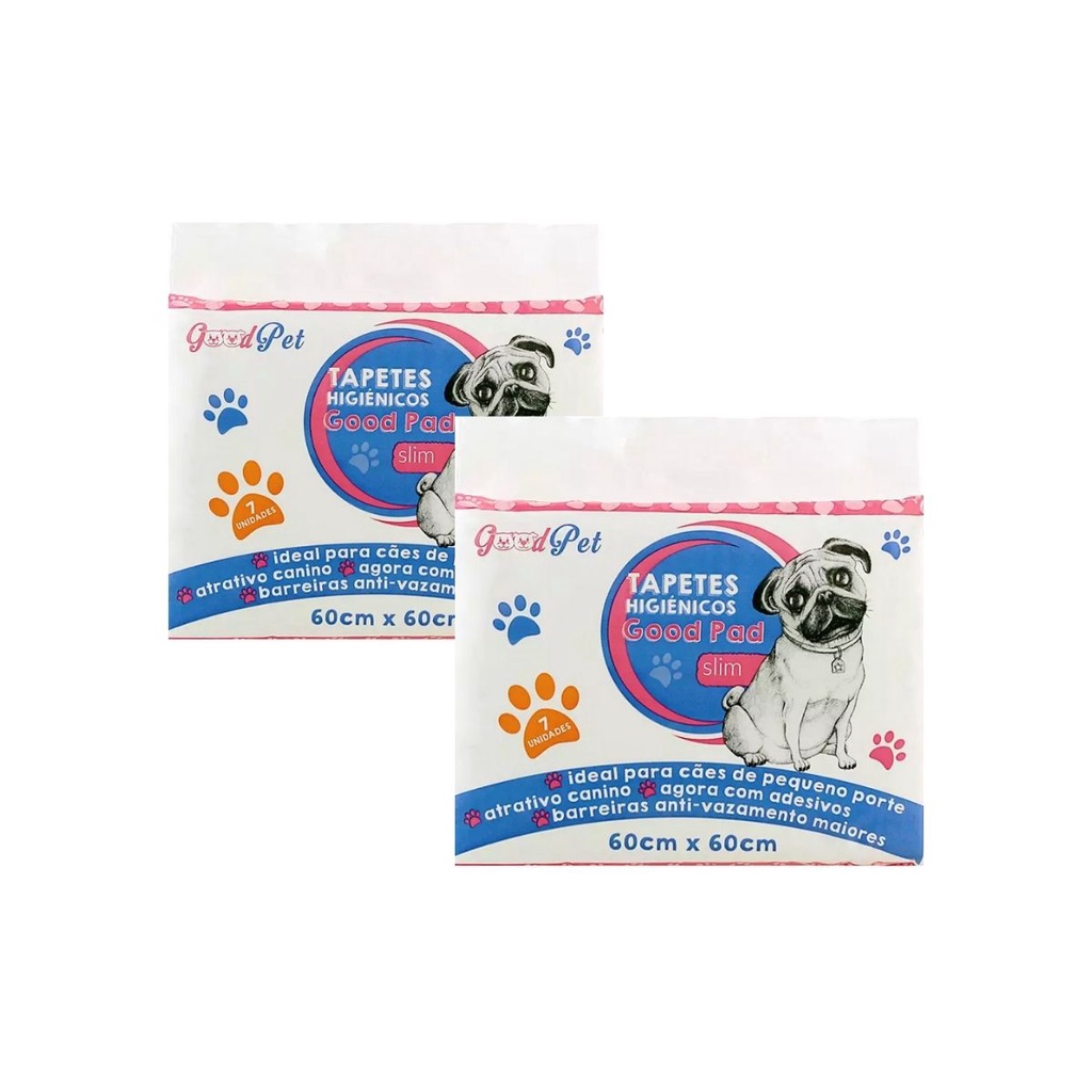 Tapete Higiênico Good Pad para Pets 60x60 c/ 14 unidades | Shopee Brasil