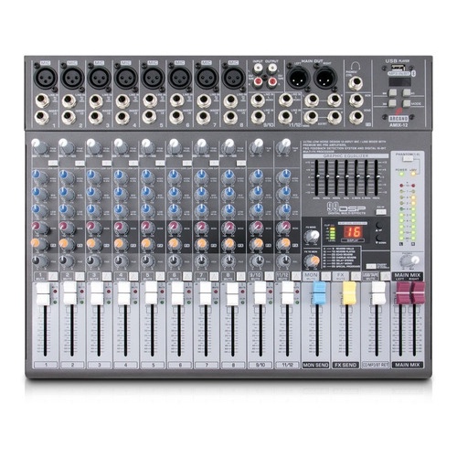 Mesa de som e interface USB Arcano AMIX-12 | Shopee Brasil