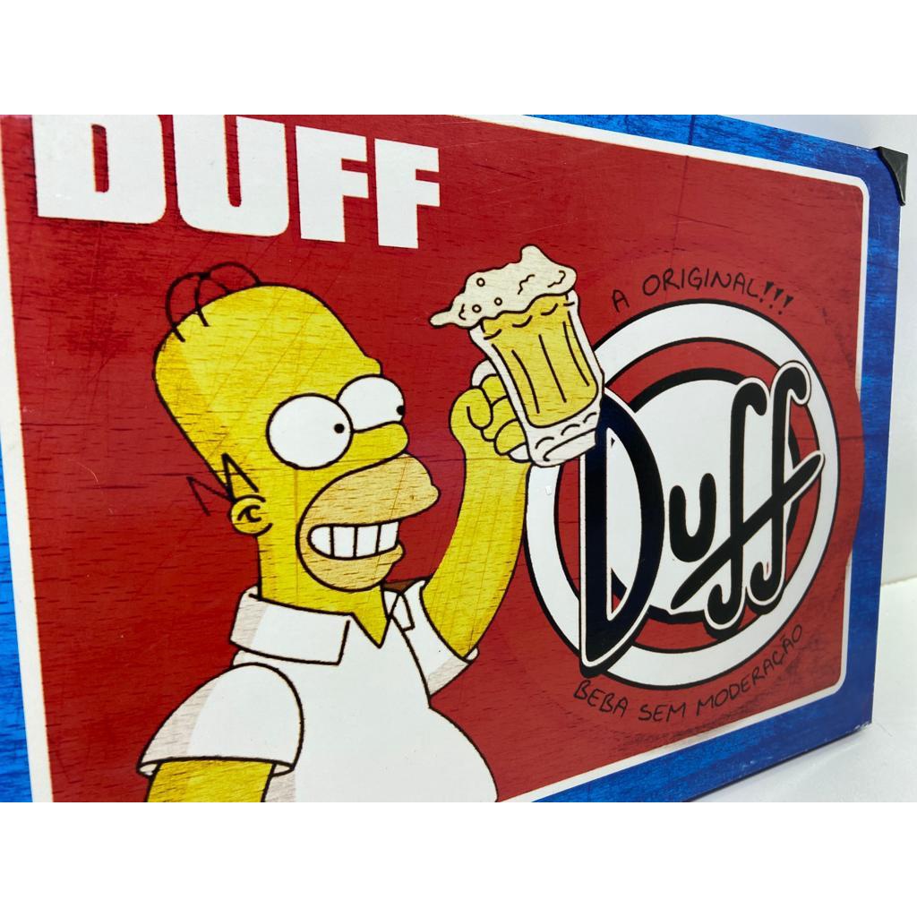 Quadro Metal Cerveja Duff Simpsons 30x40 | Shopee Brasil