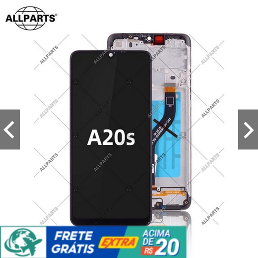 Tela Touch Frontal Display LCD Compativo Con SAMSUNG Galaxy A20s A207 A2070 A207F A207G Original ...