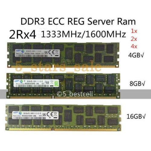 Samsung Sever ram 16gb 8gb 4GB 1333mhz / 1600mhz ECC ddr3 REG servidor ram 4gb registrado de ...