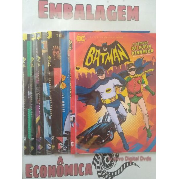 DVD Batman A Série Clássica de TV + Filme (1966) - Adam West Completo ...