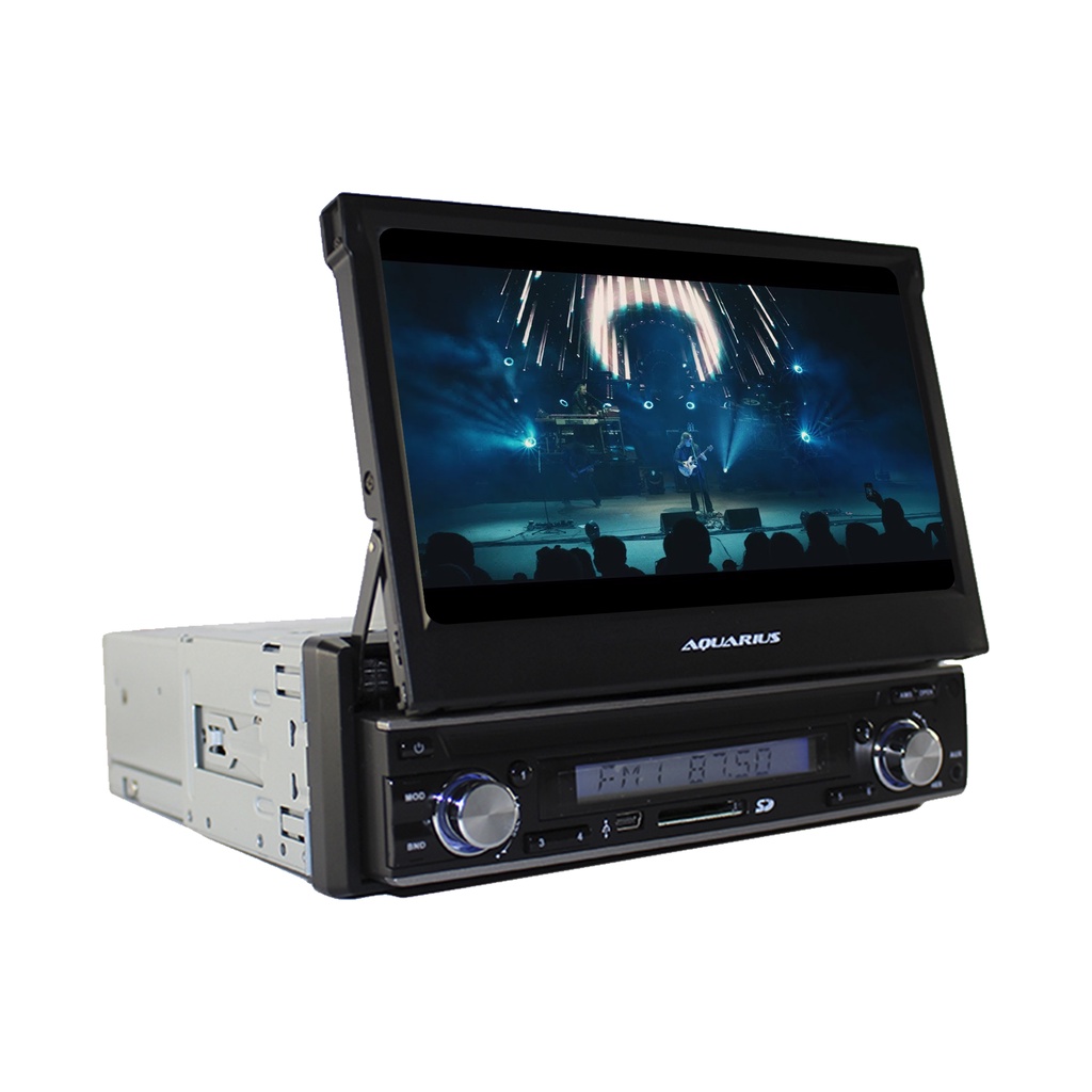 Central Multimídia Mp5 Retrátil Tela 7 Polegadas Com Câmera de Ré de ...