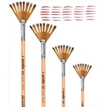Pincel Artístico Leque Garfo Ref.: 604 Konex nº 2 Condor | Shopee Brasil