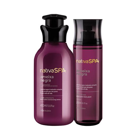 Kit creme ameixa negra + Body Splash O Boticário | Shopee Brasil