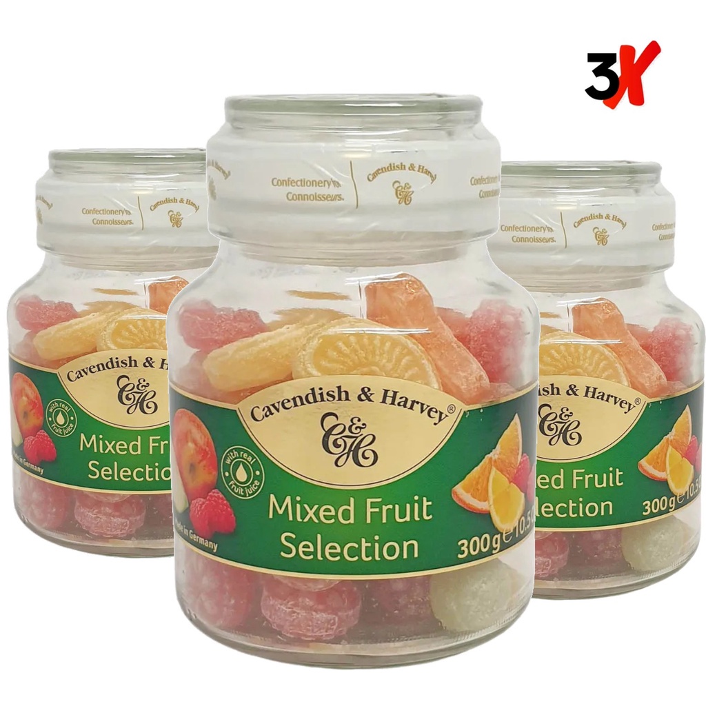 Bala CAVENDISH & HARVEY Mixed Fruit Selection 300g (3x) | Shopee Brasil