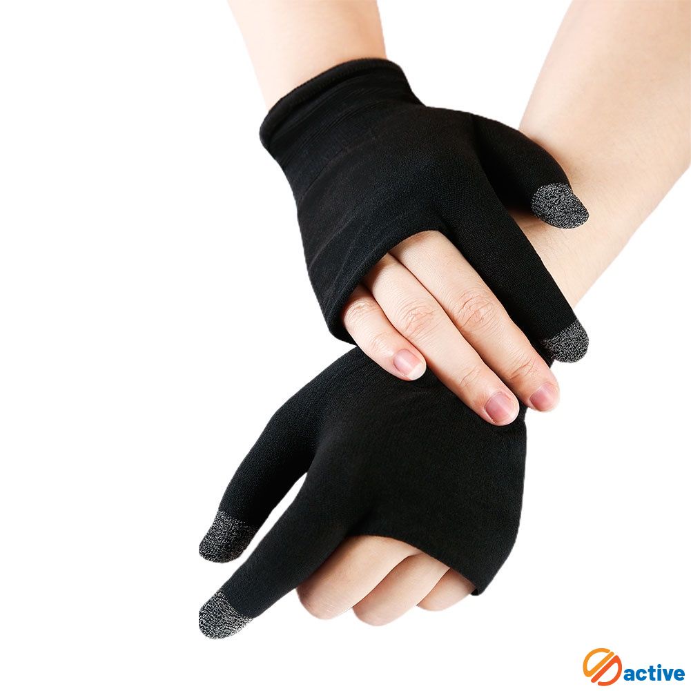 Par Luva de dedo Mão Completa Gamer Pubg Free Fire Anti-suor active ...
