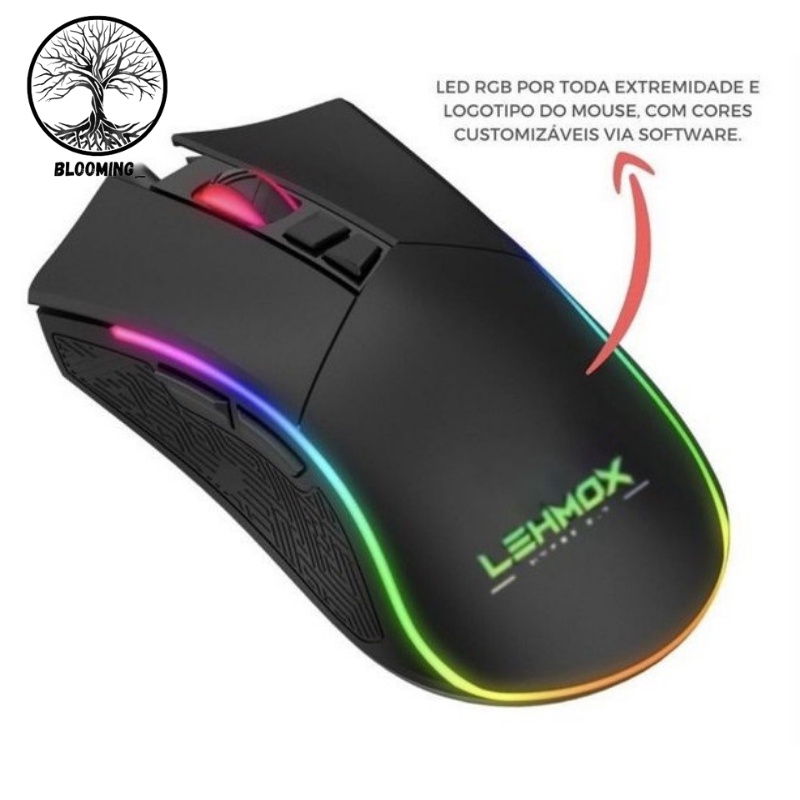 Mouse Gamer Macros Customizáveis Led Rgb | Shopee Brasil