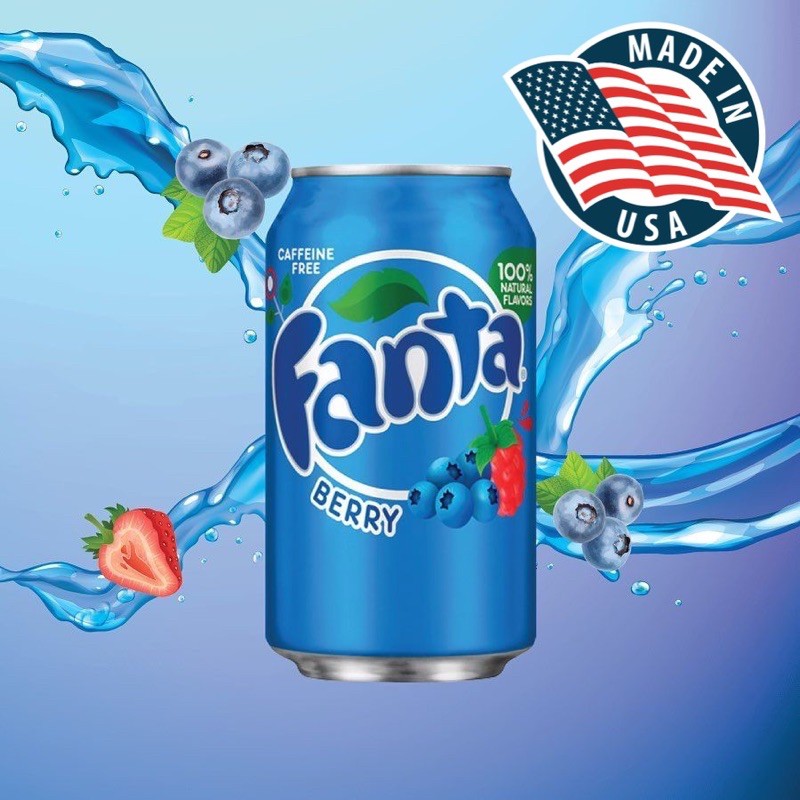 Fanta Berry - Refrigerante Sabor Frutas Silvestres (355 mL) | Shopee Brasil