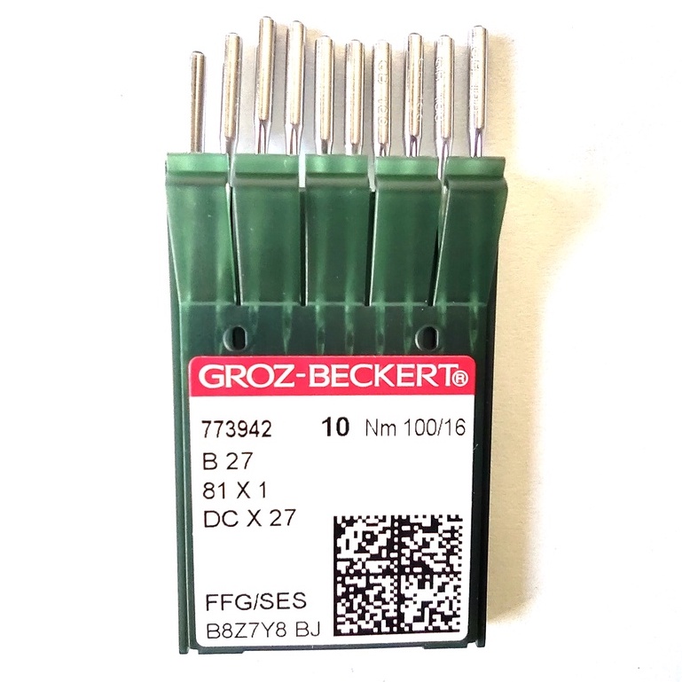 Caixa De Agulha Para Maquina De Costura Overloque Dcx27 Groz-beckert | Shopee Brasil