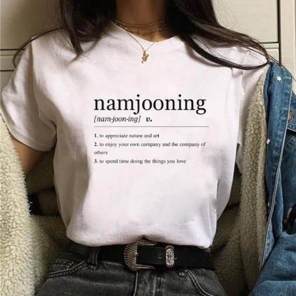 Camiseta Namjooning - NAMJOON COLEÇÃO BTS | Shopee Brasil