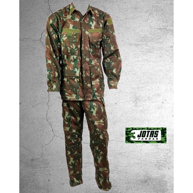 Farda + Bandeira + Cinto ( Farda Rip Stop Alta Solidez Com Bandeira ...