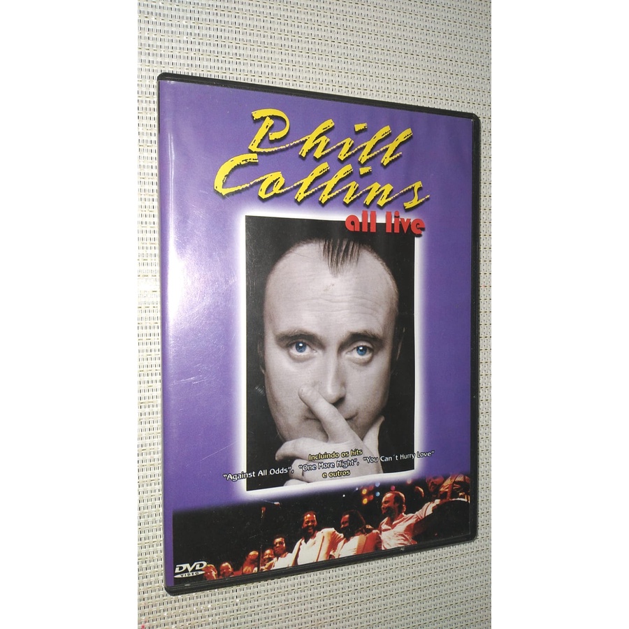Dvd Phill Collins - All Live ( 9458 ) | Shopee Brasil