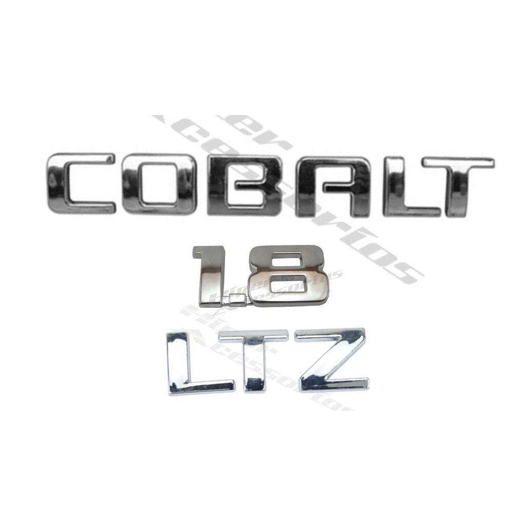 Emblemas Cobalt Ltz 1.8 Cromados | Shopee Brasil