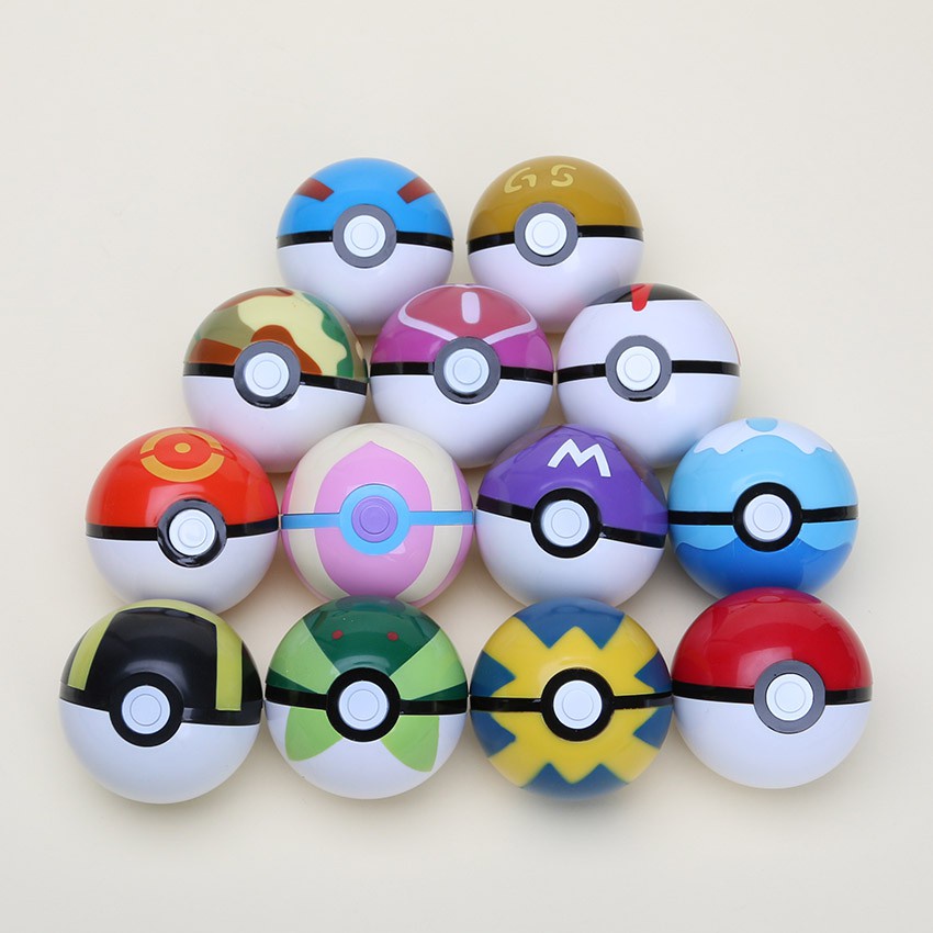 Pokebolas pokebola + miniatura pokemon variados super divertido ...