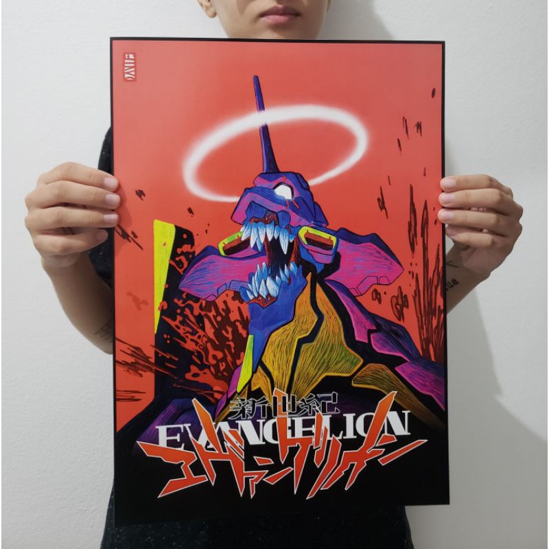 Poster Neon Genesis Evangelion EVA 01 | Shopee Brasil