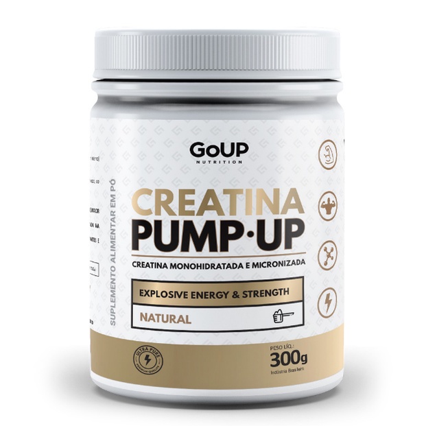 Creatina Pump Up 300g - GoUP | Shopee Brasil