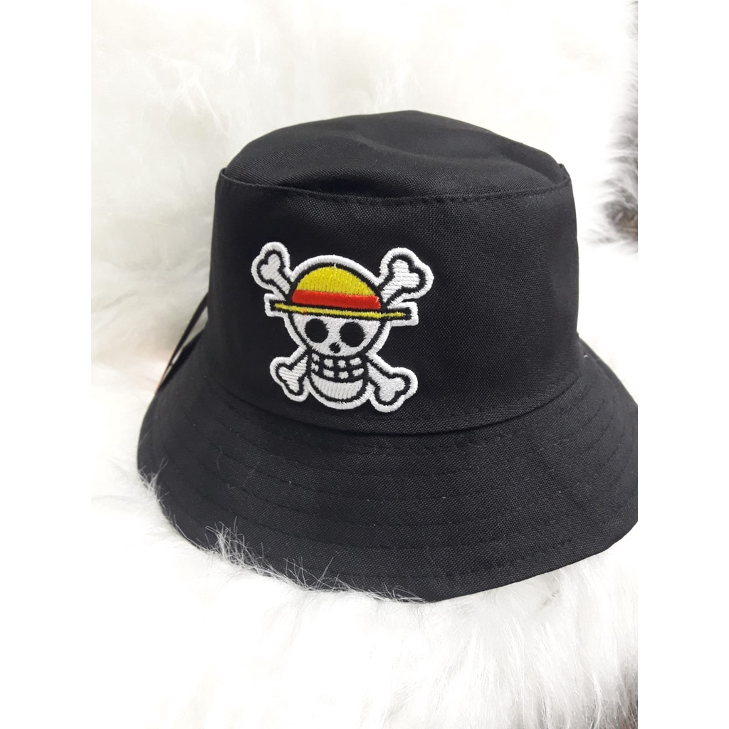 chapeu bucket Hat onepiece luffy monkey anime one piece | Shopee Brasil