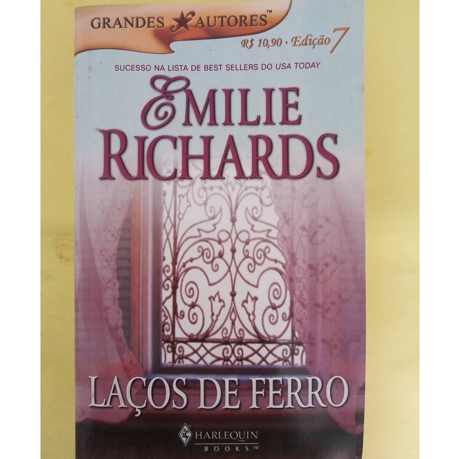Laços de ferro - Emile Richards - Grandes Autores – Harlequin | Shopee ...