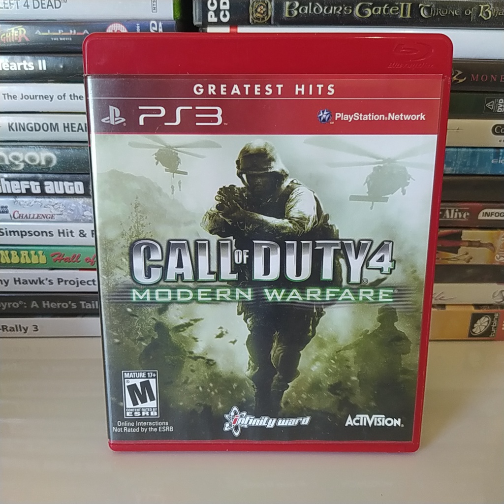 Call of Duty 4 Modern Warfare - Mídia Física Original - PS3 Playstation ...