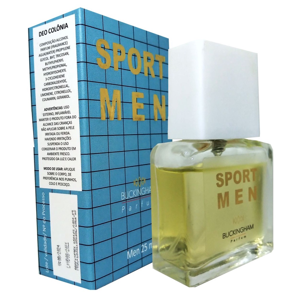 Sport Men Perfume Masculino 25ml Buckingham | Shopee Brasil