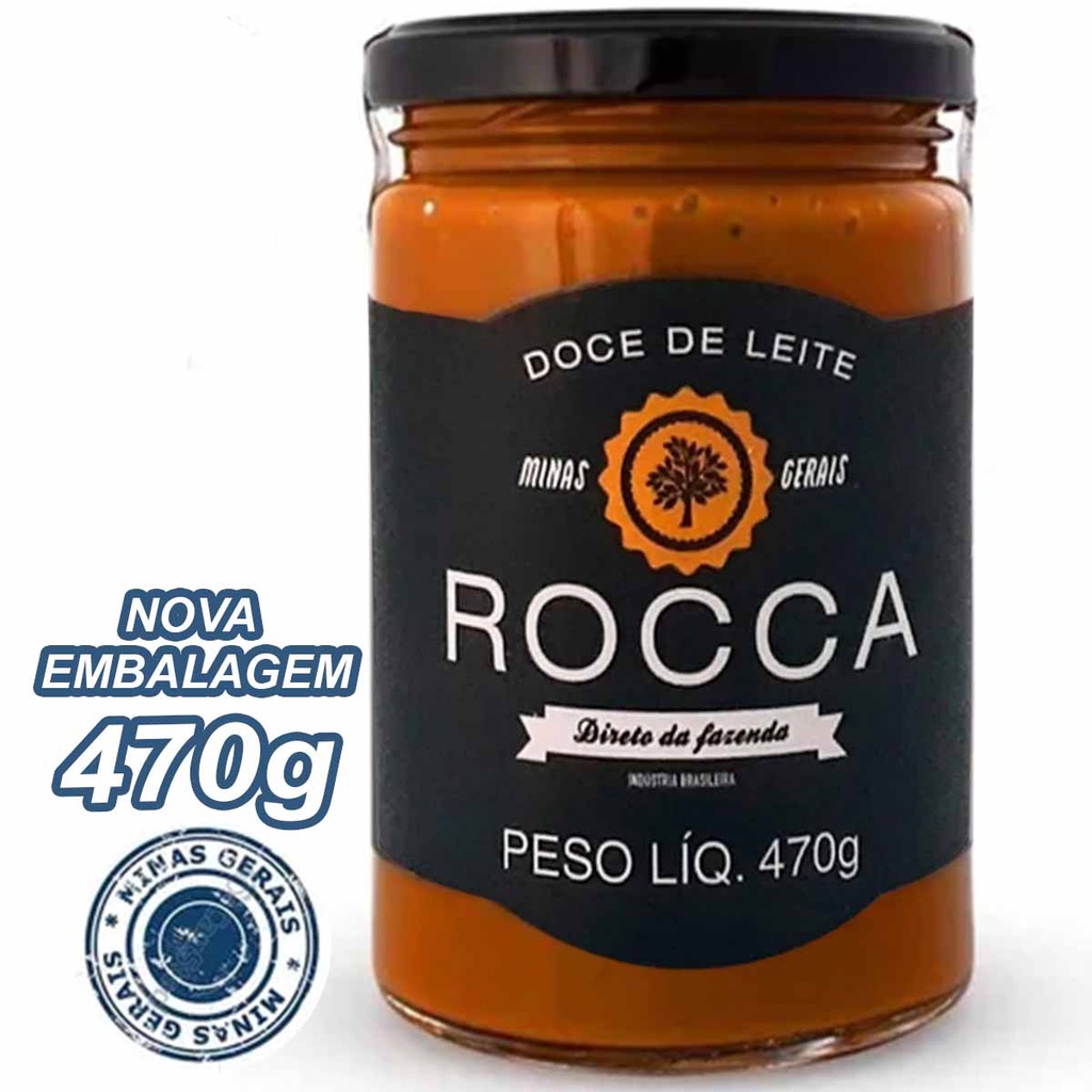 Doce de Leite ROCCA 470g Tradicional - O Melhor do Brasil!! | Shopee Brasil