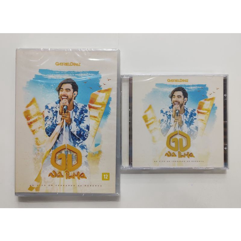 DVD+CD - GABRIEL DINIZ - ( NA ILHA ) | Shopee Brasil