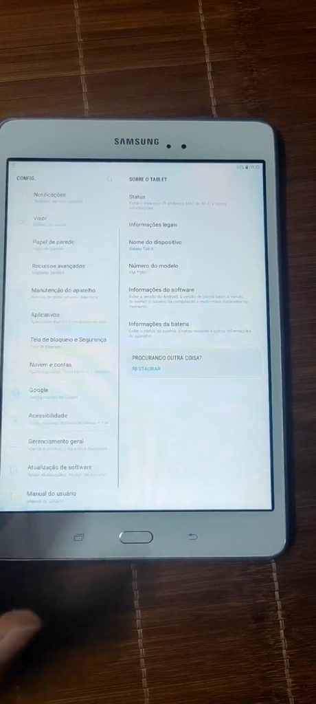 Samsung Galaxy Tab A SM-T350 Tablet PC | Shopee Brasil