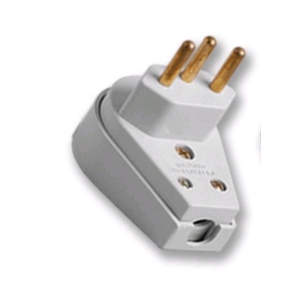Pluge plug pino macho prensa cabo gigante 90° 2p+t 10A e 20A 250v ...
