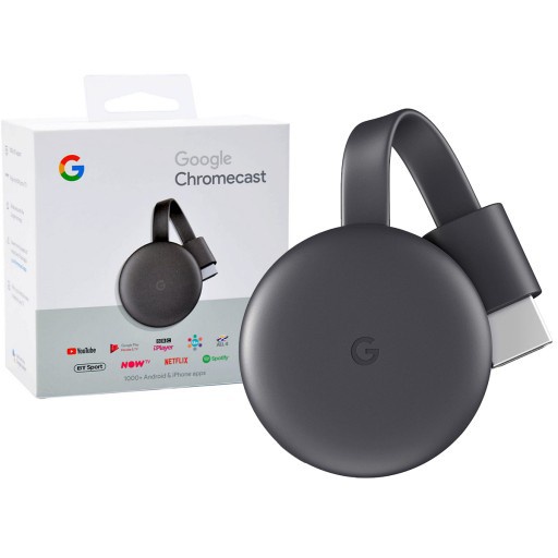 Google Chromecast 3 ORIGINAL Terceira Geração Full Hd Preto 3rd ...