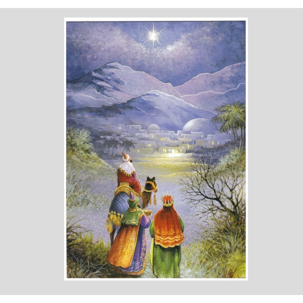 Quadro os tres reis magos baltazar belchior gaspar catolico | Shopee Brasil