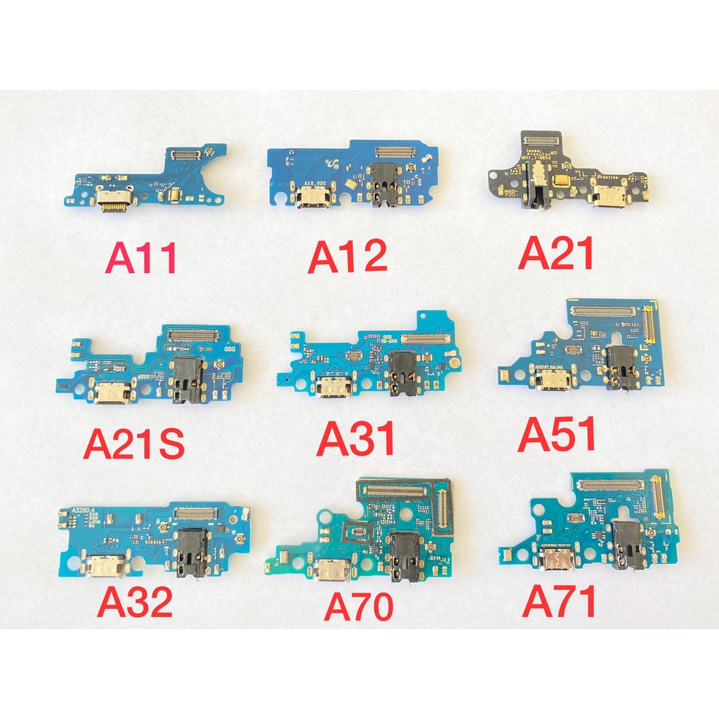 Placa De Carga Com Microfone E Entrada P2 Modelos Variados Galaxy (A11, A12, A21, A21S, A31, A51 ...