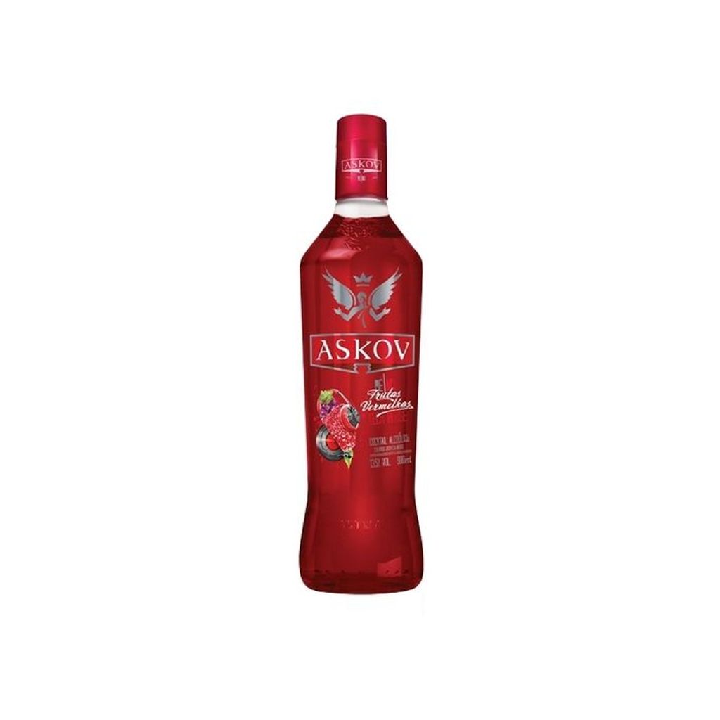Vodka Askov Frutas Vermelhas 900ml | Shopee Brasil